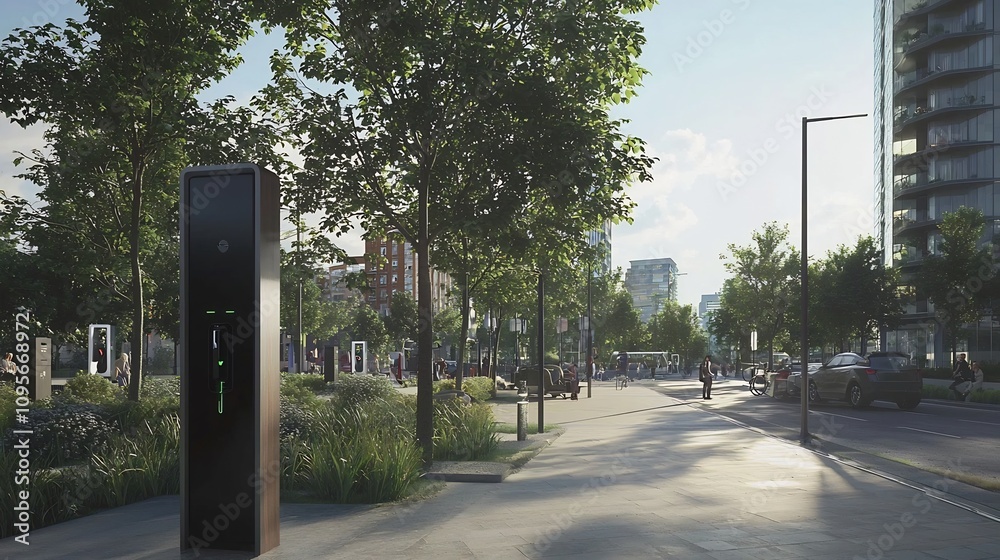 Integrating Electric Vehicle Charging Stations into Urban Landscape ...