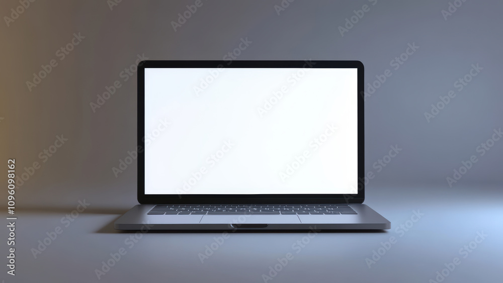Blank laptop screen for your design needs. Stock Photo | Adobe Stock