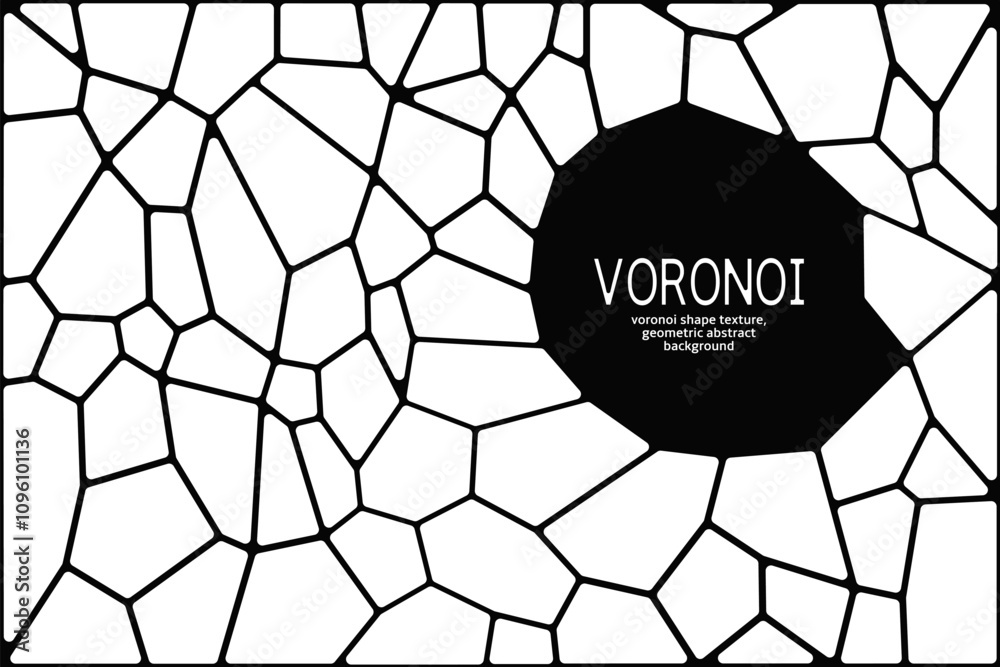 Voronoi texture stone background, Mosaic cracked arid land, broken ...