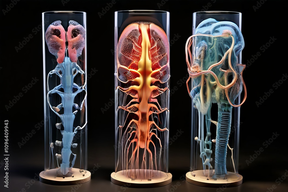 details types mechanical thermal chemical nerve pathways Stock Photo ...