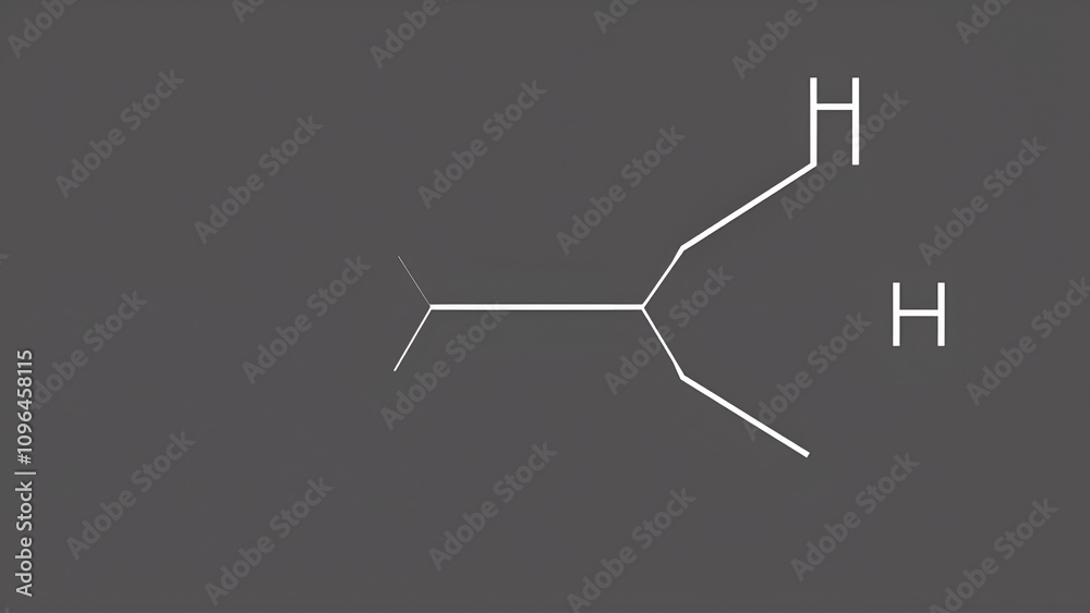 Citral a or Geranial Skeletal Formula or Molecular Structure Symbol ...
