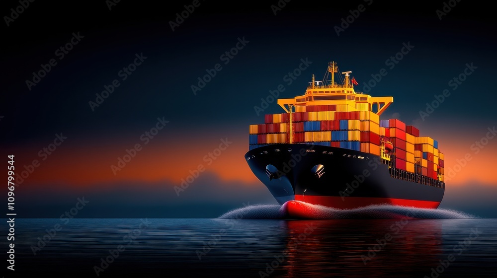 [Multimodal Transport transport containerization global] Large Cargo ...