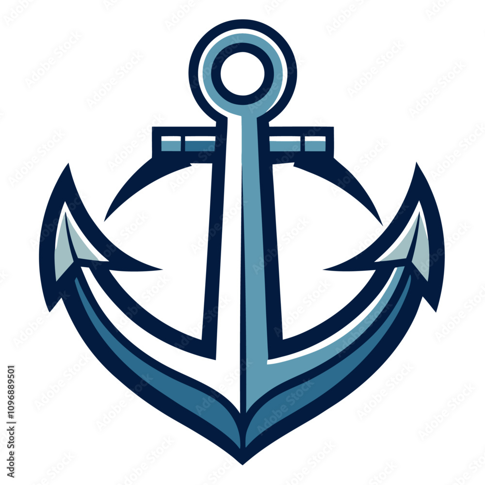 anchor logo clipart cartoon Illustration drawing Stock Vector | Adobe Stock