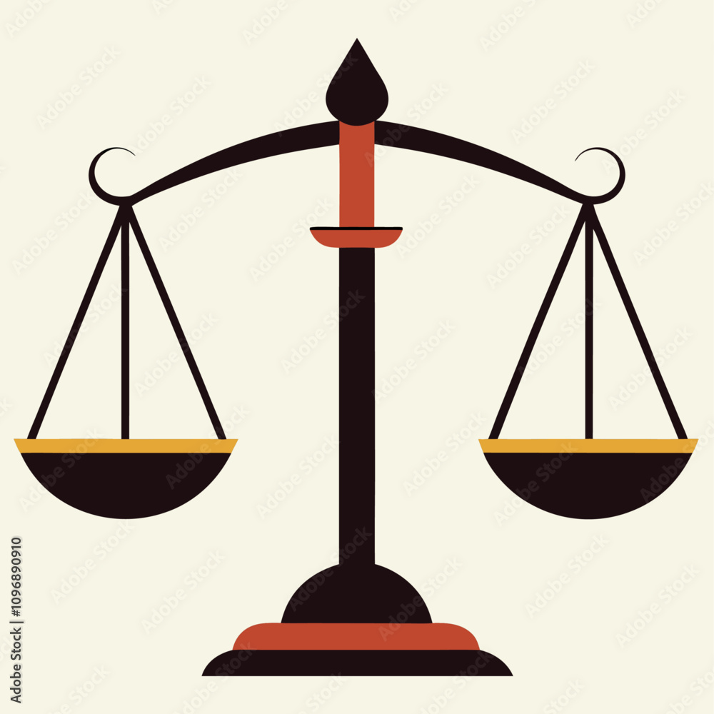 ancient scale clipart cartoon Illustration drawing Stock Vector | Adobe ...