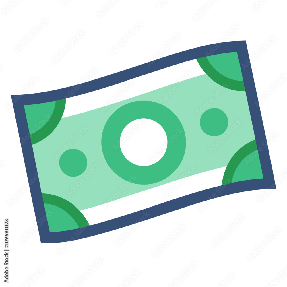 banknote clipart cartoon Illustration drawing Stock Vector | Adobe Stock