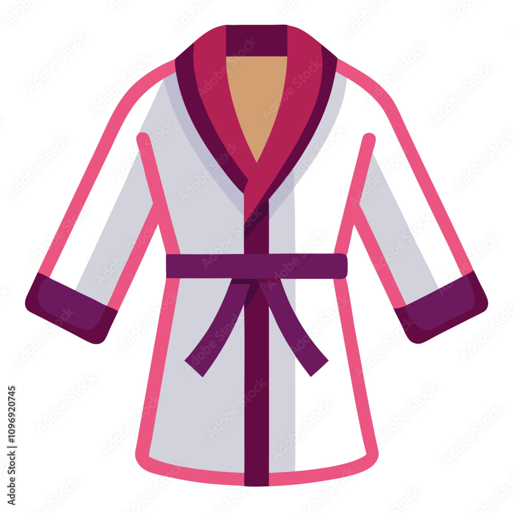 bathrobe clipart cartoon Illustration drawing Stock Vector | Adobe Stock