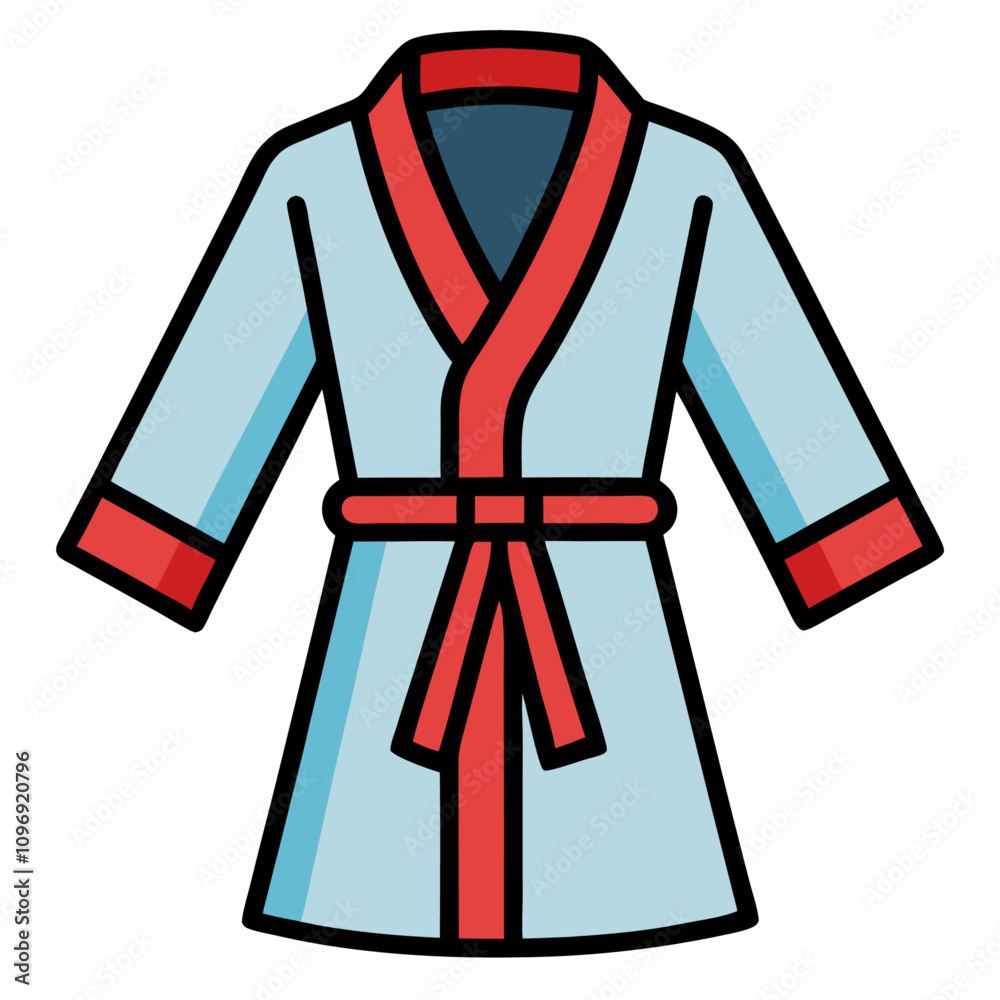 bathrobe clipart cartoon Illustration drawing Stock Vector | Adobe Stock