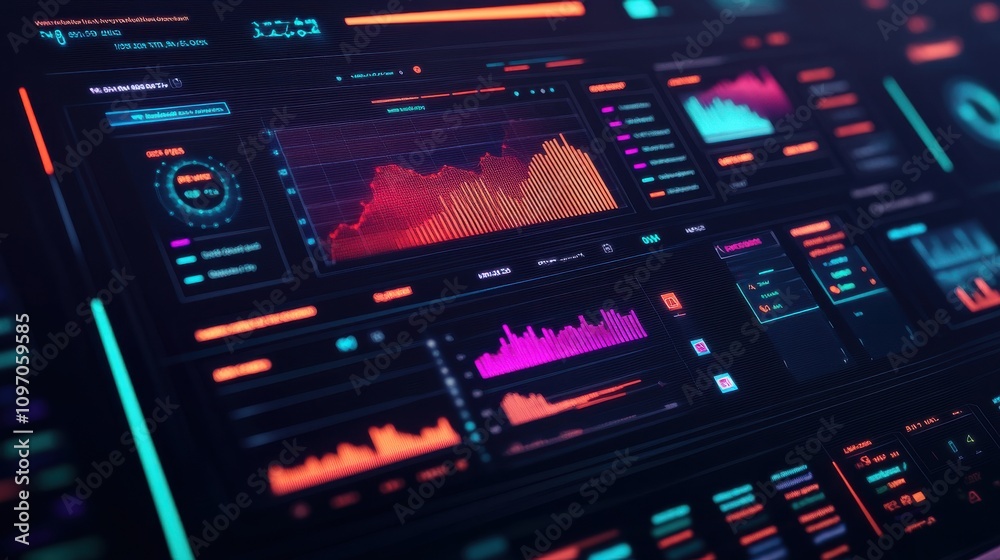 Cybersecurity mitigates risks and secures data. Futuristic Data ...