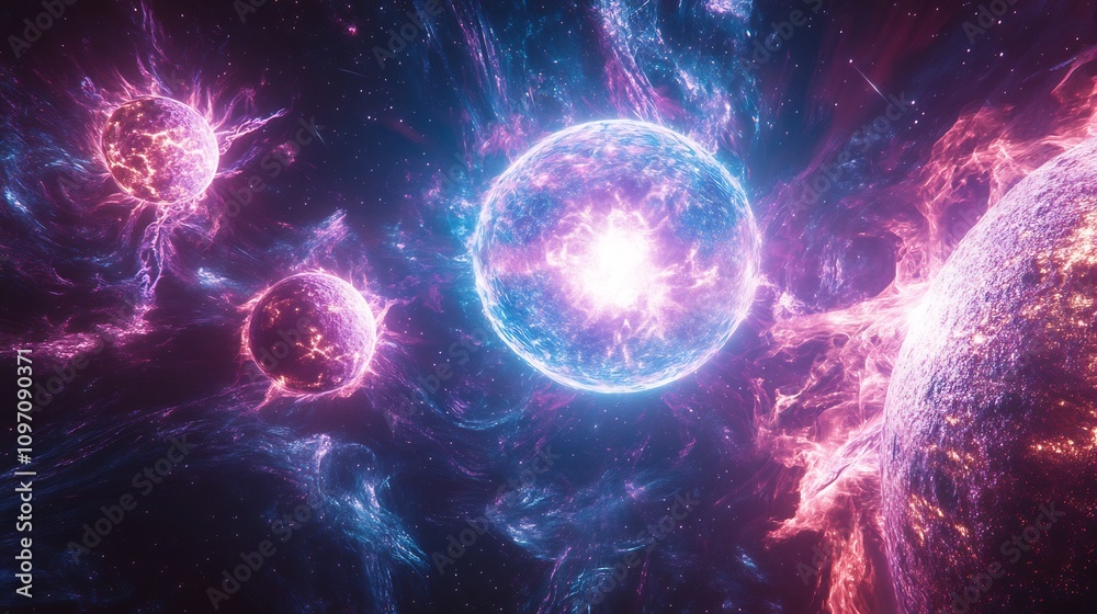 Hyperrealistic visualization of a Type III civilizations AIdriven ...