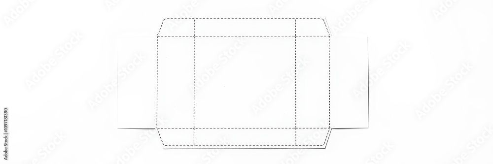 Stock-Illustration „Carton box dieline template for bottle packaging ...