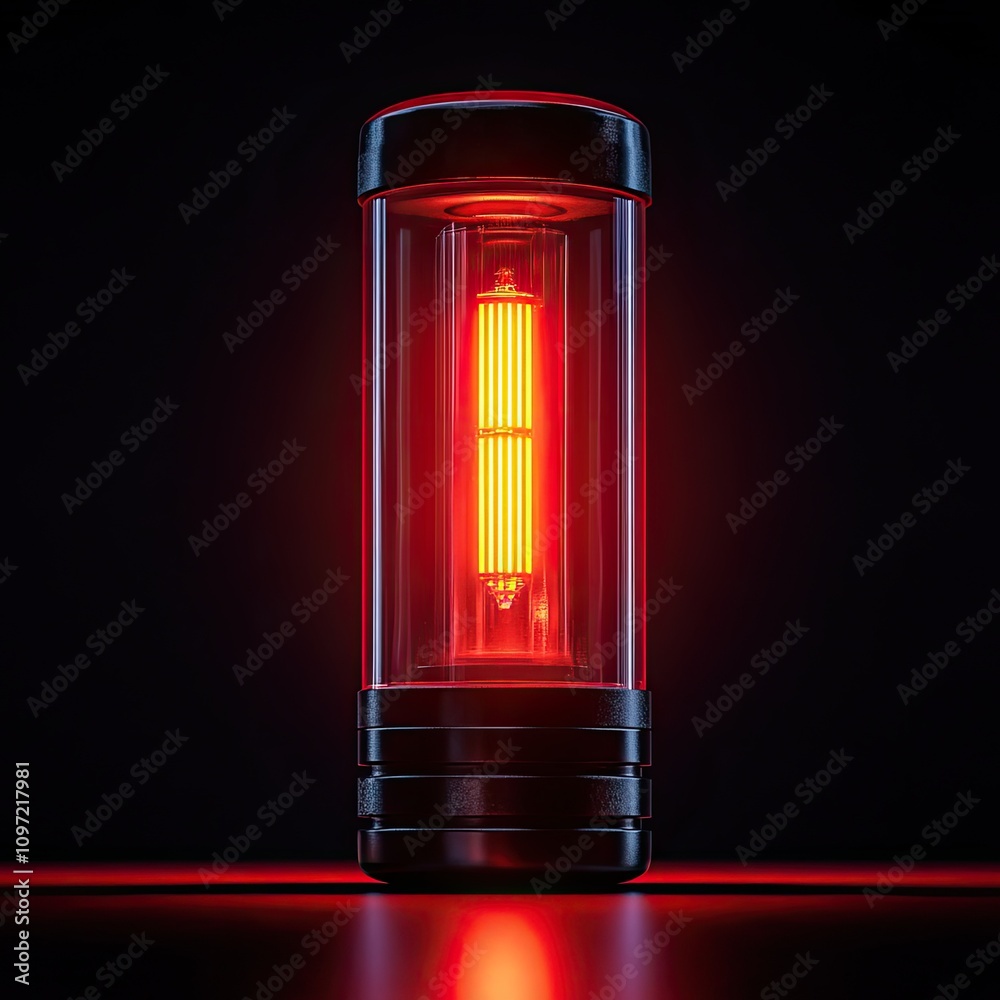 Foto de Stock Emergency LED siren isolate. Emergency call, police ...