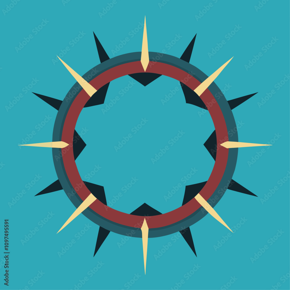 Vector de Stock crown thorns clipart cartoon Illustration drawing ...