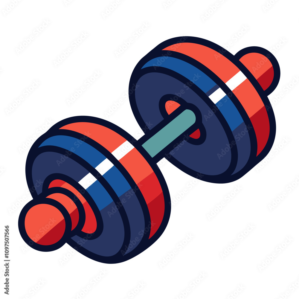 dumbbell sports equipment clipart cartoon Illustration drawing Stock ...