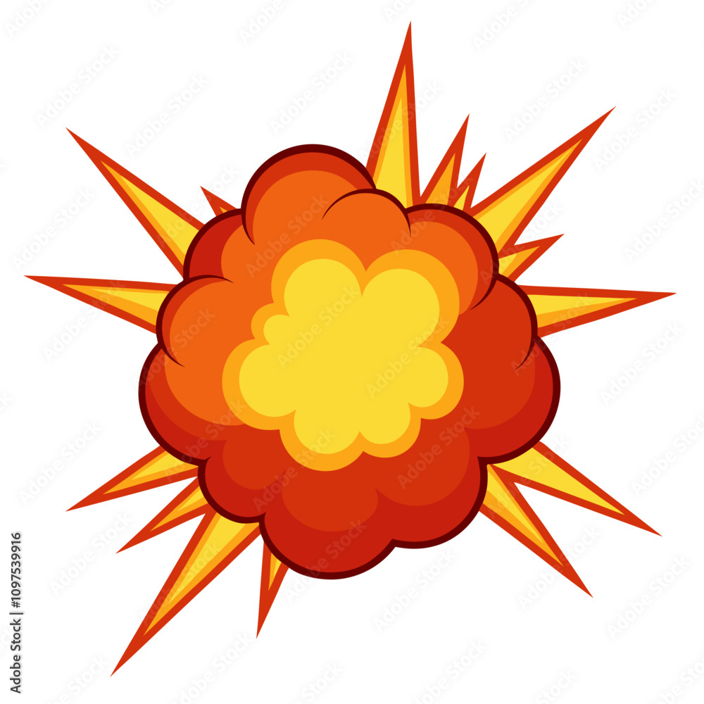 explosive clipart cartoon Illustration drawing Stock Vector | Adobe Stock