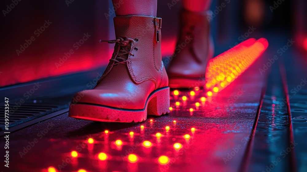 Red Light Gait Analysis Motion Capture Lab Human Walking Medical ...