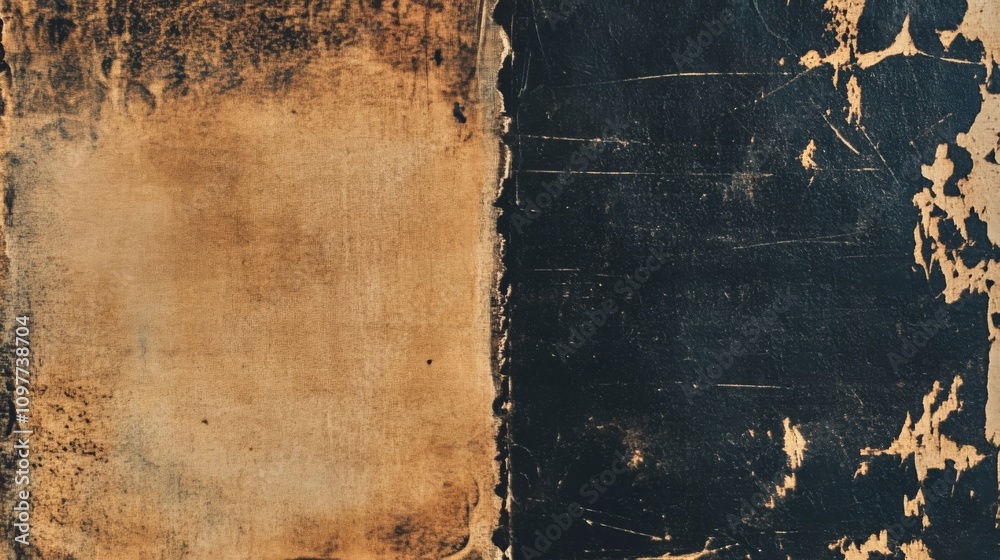 Vintage Grunge Cardboard Texture for Retro Album Cover Design and Photo ...