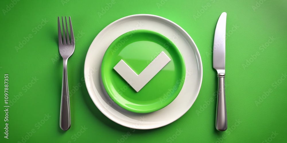 Green Checkmark Sign for App and Website UI, Checkbox Icon Illustration ...
