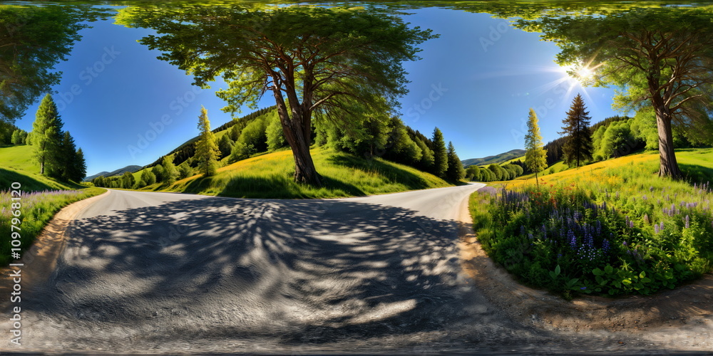Full 360 degrees seamless spherical panorama HDRI equirectangular ...