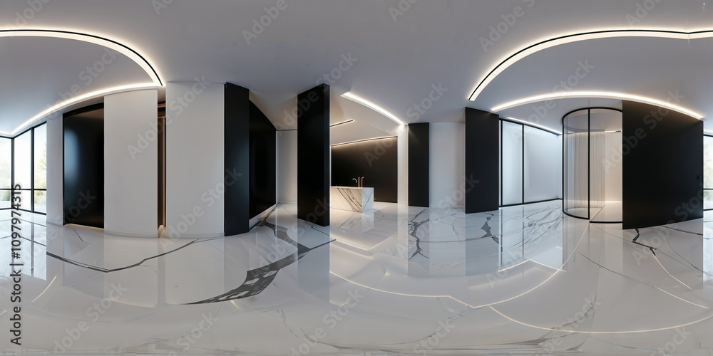 Full 360 degrees seamless spherical panorama HDRI equirectangular ...