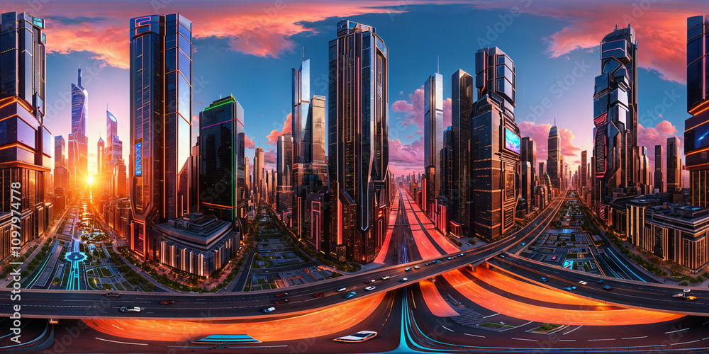 Full 360 degrees seamless spherical panorama HDRI equirectangular ...