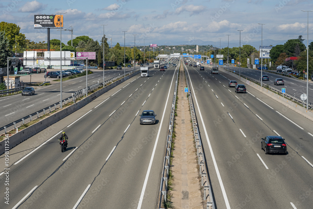Dual carriageways have two carriageways separated by a median, which ...