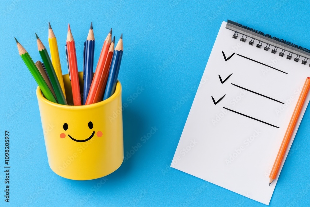 Simplified 2D illustration of an assessment form, with neat, bold lines ...