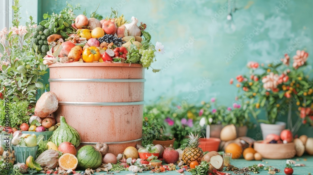 Step-by-step visual guide demonstrating how to create compost using ...