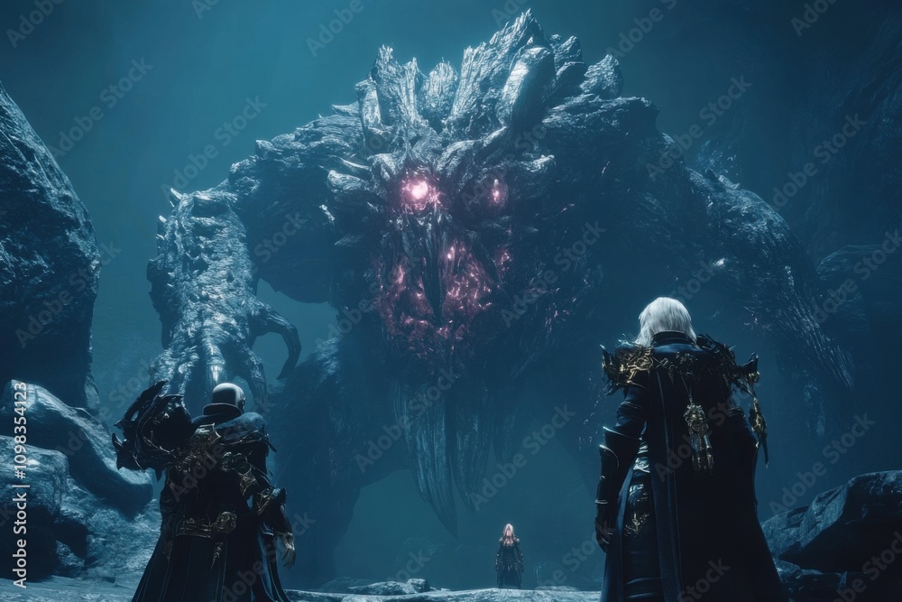 Raid group's first encounter with a secret boss with surprise encounter ...