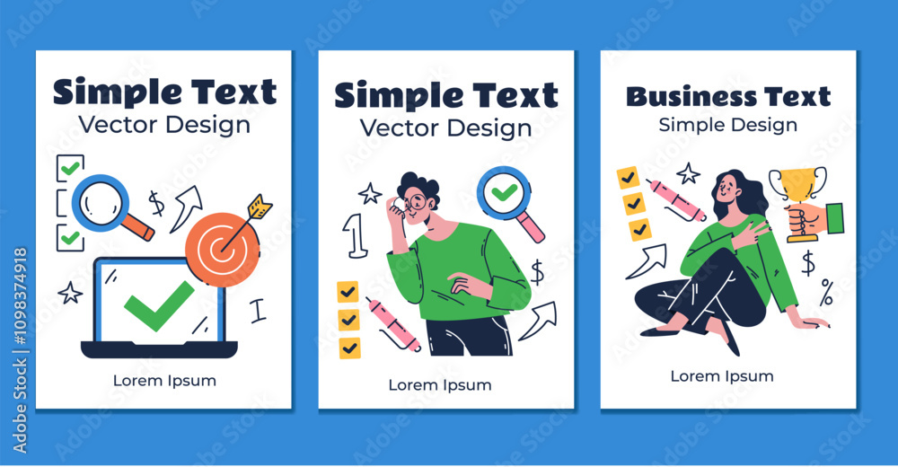 Design brochure cover poster portfolio template presentation technology ...