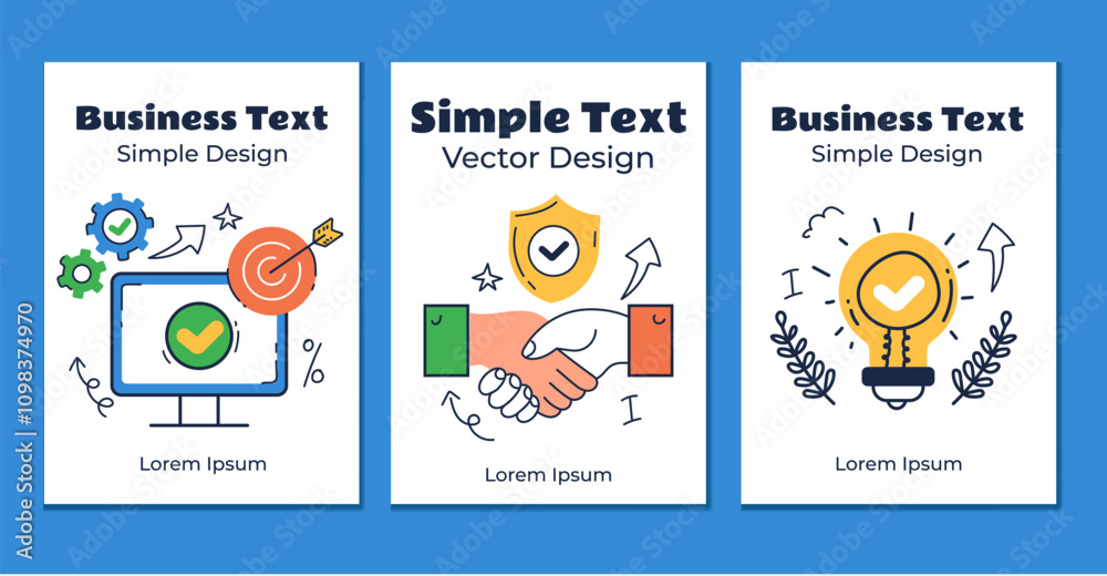 Design brochure cover poster portfolio template presentation technology ...