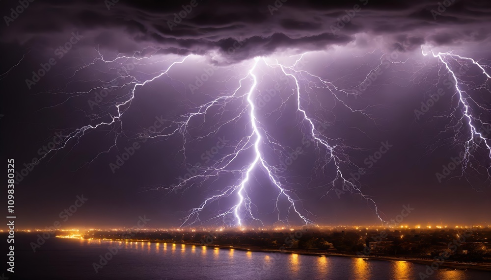 High-resolution transparent PNG of isolated lightning effect with ...