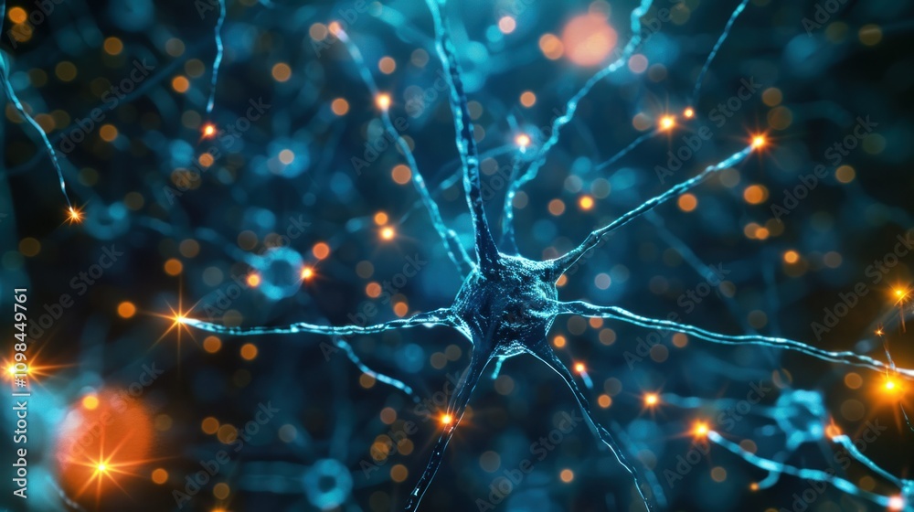 photograph of cyber space of social network technology, data analysis ...