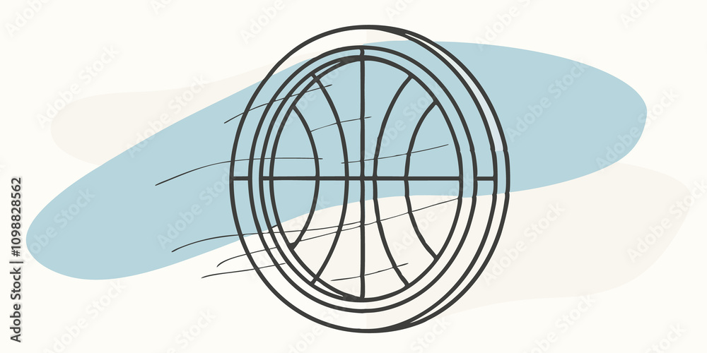 Torus Light Flow A circular window features a torus shape where ...