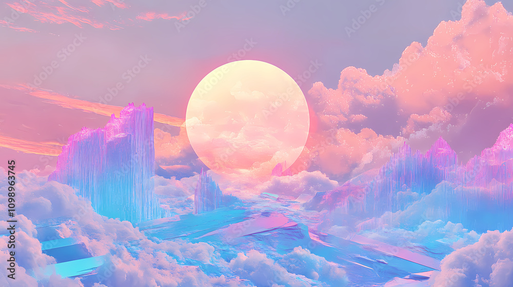 Retro futuristic vaporwave png border, transparent background ...
