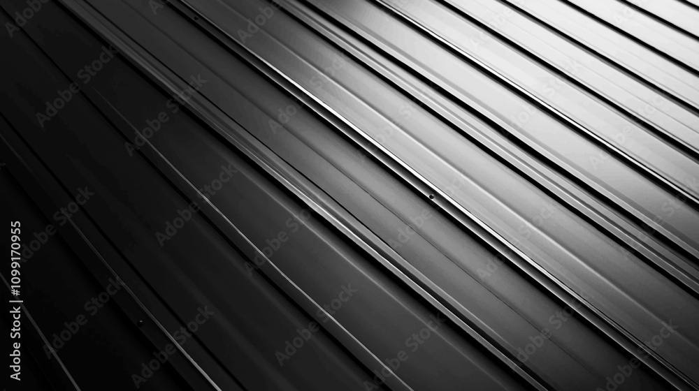 Black metal plate roof top, Seamless surface of galvanized steel ...
