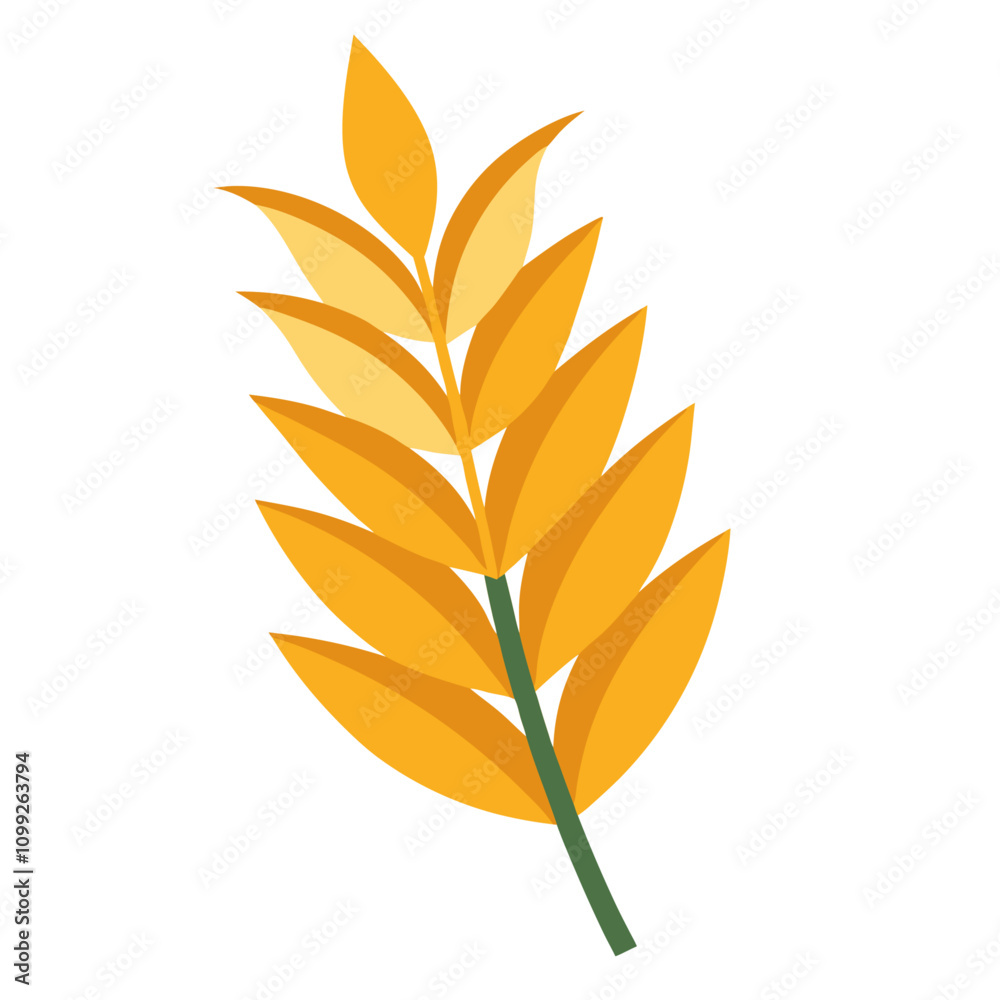 wheat clipart Cartoon Illustration drawing Stock Vector | Adobe Stock