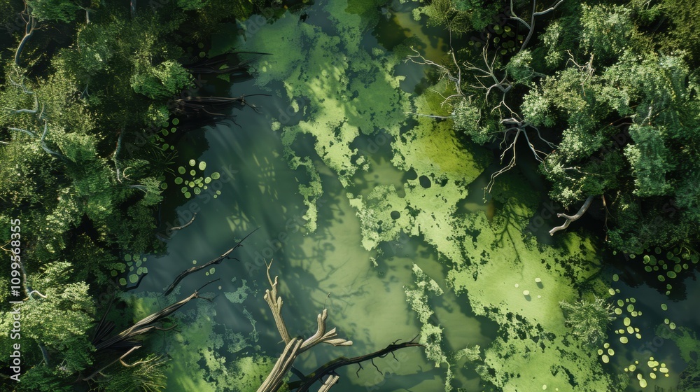 DnD Battlemap battlemap in toxic bog - Surrounded by greenery ...