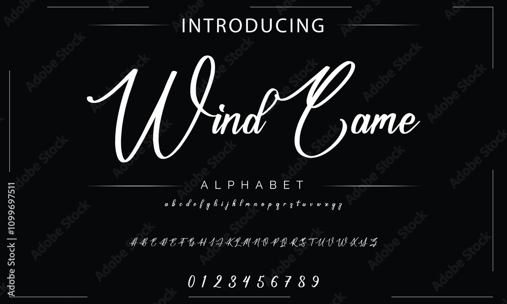 Signature Font Calligraphy Logotype Script Font Type Font lettering ...