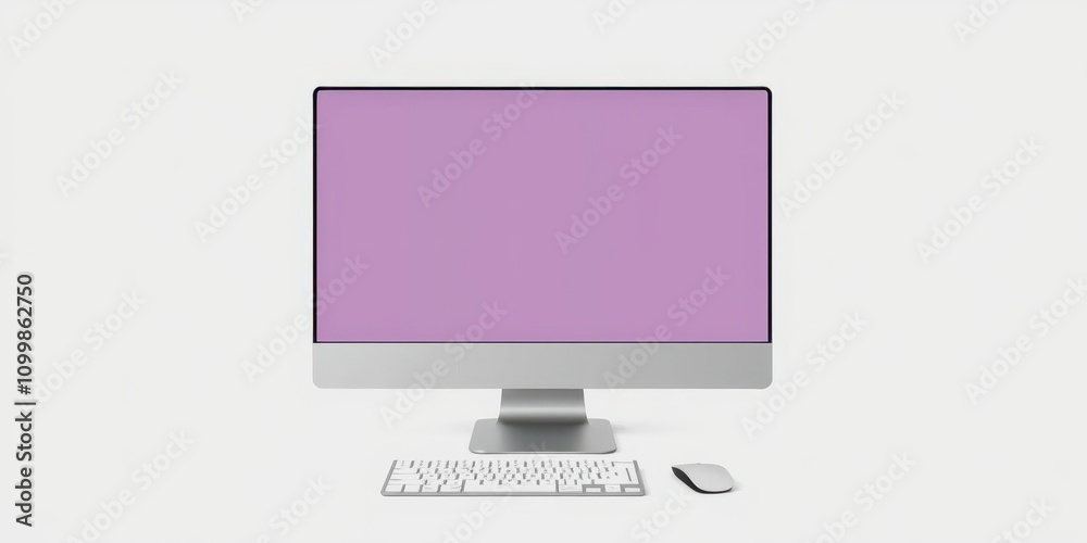 Modern and sleek desktop setup featuring a stylish and minimal UI ...