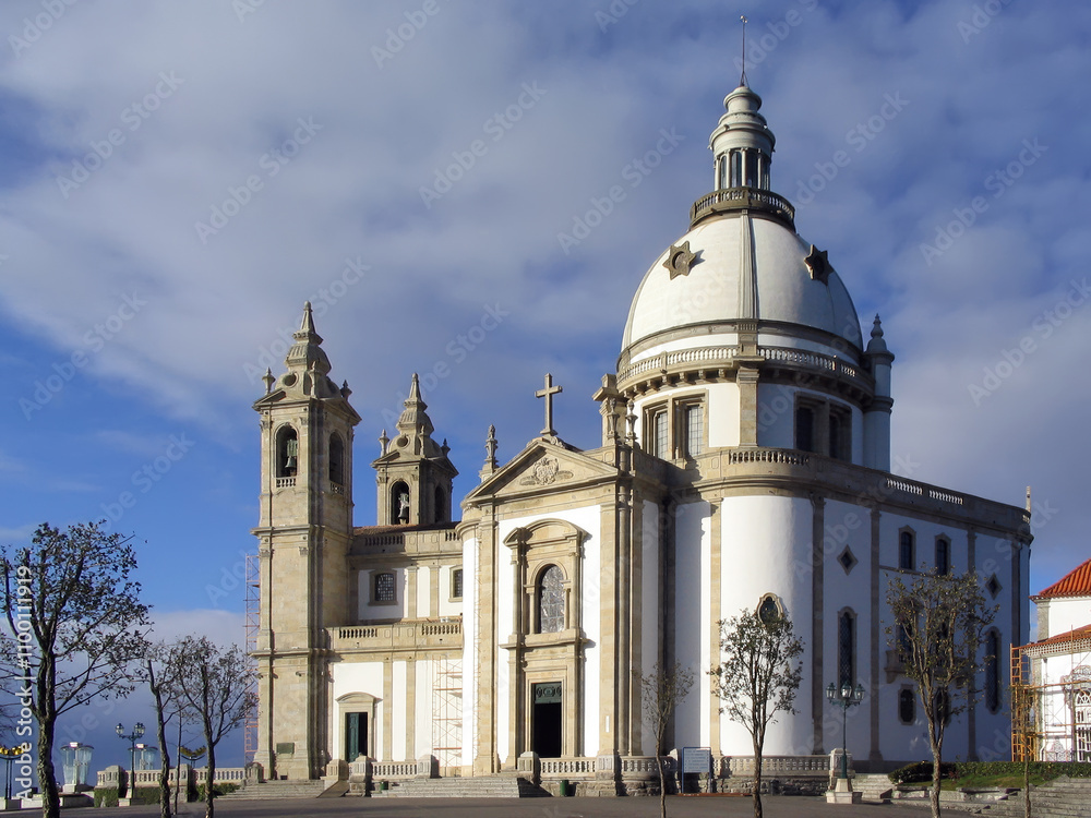 Braga, Portugal. Sanctuary of Our Lady of Sameiro, (Portuguese ...