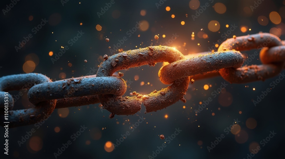 Broken Chain: A Symbol of Freedom Stock Photo | Adobe Stock