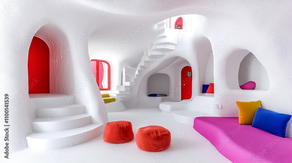 The spiral staircase of a nautilus shell serves as a prime example of ...