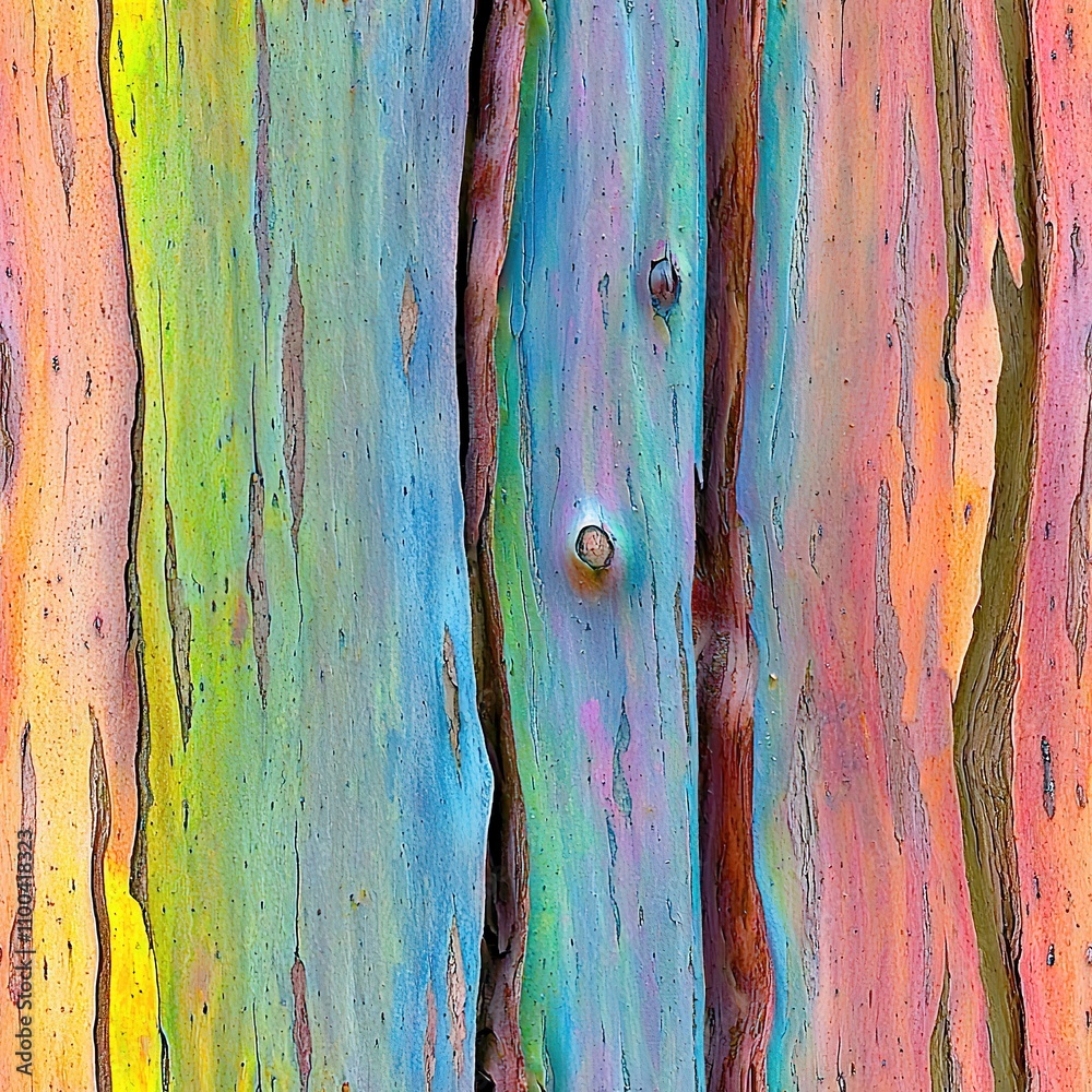 Eucalyptus Deglupta Rainbow Tree Bark Natural Forest Texture, Seamless ...