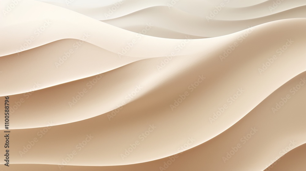 Warm and cozy soft creamy background with gentle waves and patterns for ...