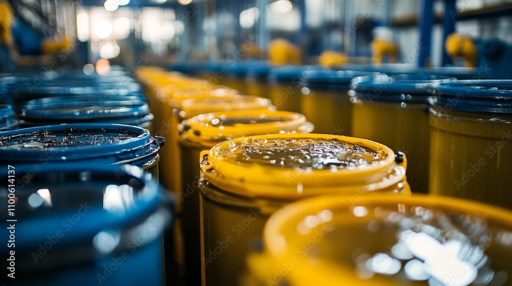 Waste Oil Collection Center Prepares Used Cooking Oil for Recycling and ...