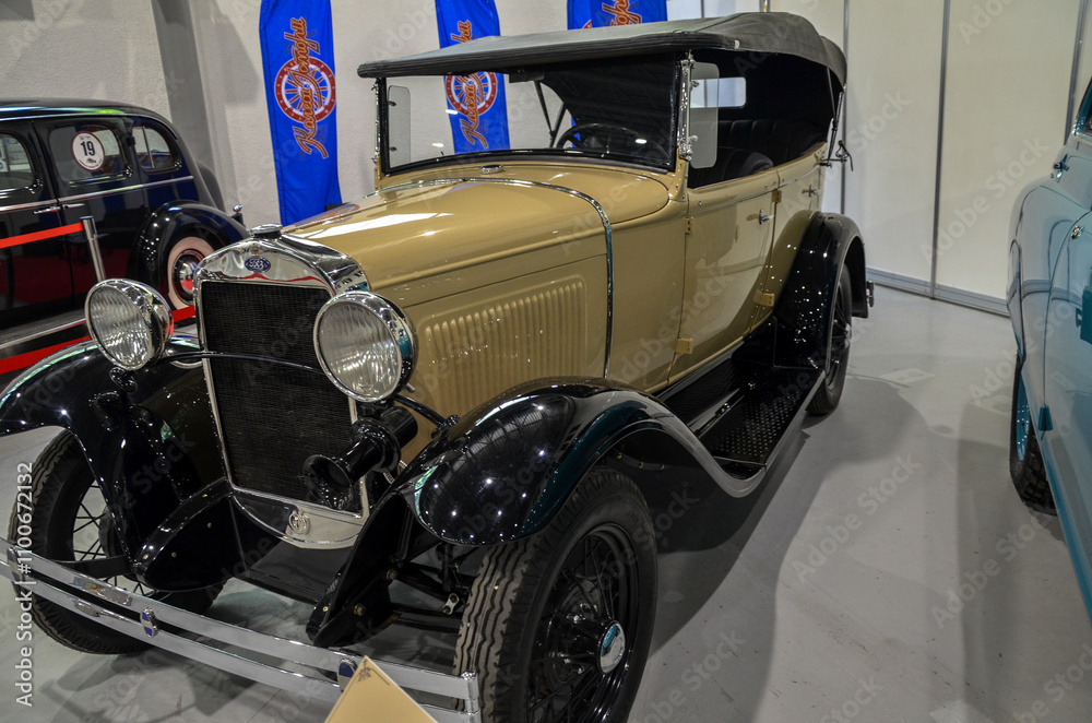 Soviet classic car GAZ-A symbolizes industrial progress and innovation ...