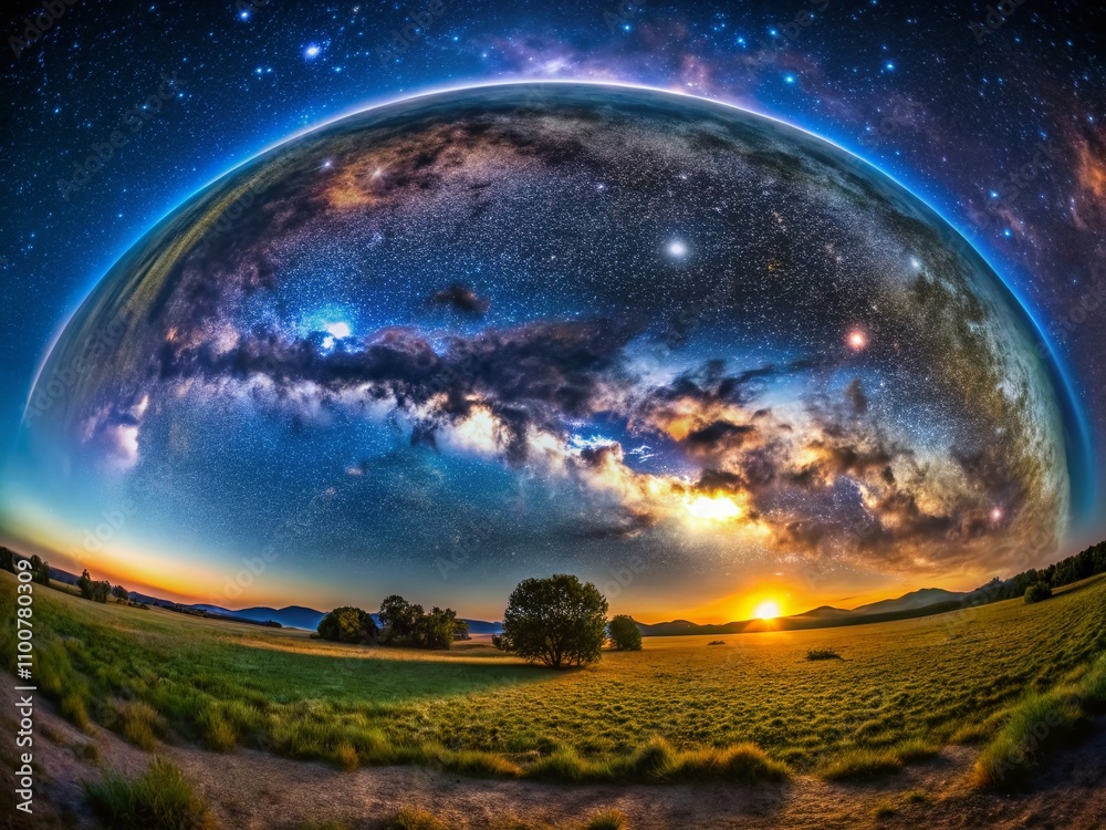 Stunning Star Field Panorama in HDRI Format for Environmental ...
