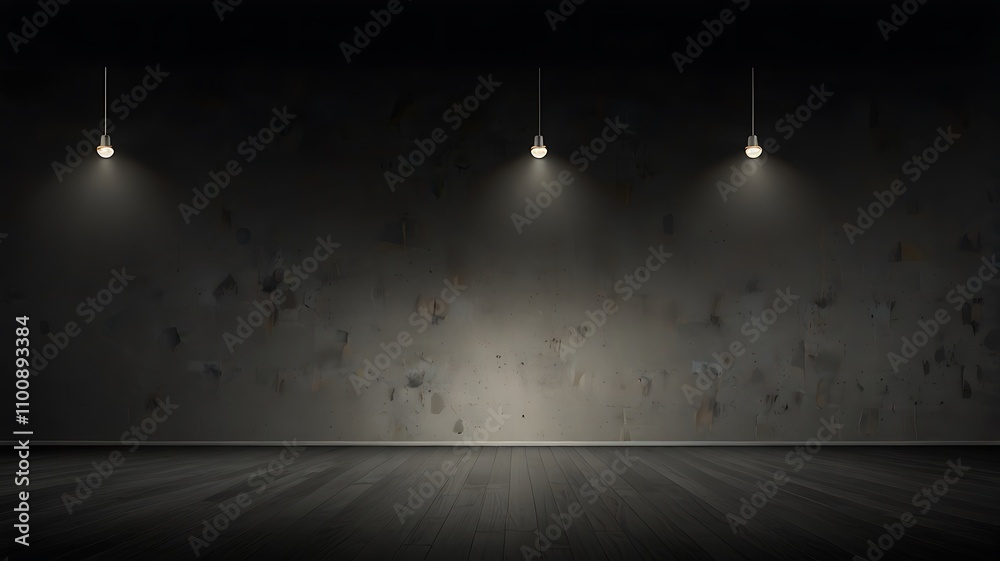 Minimalist plain white studio background with subtle shadow effects ...