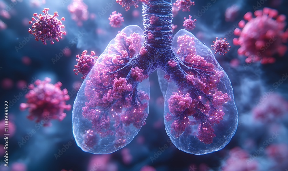 Respiratory Syncytial Virus (RSV) in a Respiratory Tract Setting, hues ...