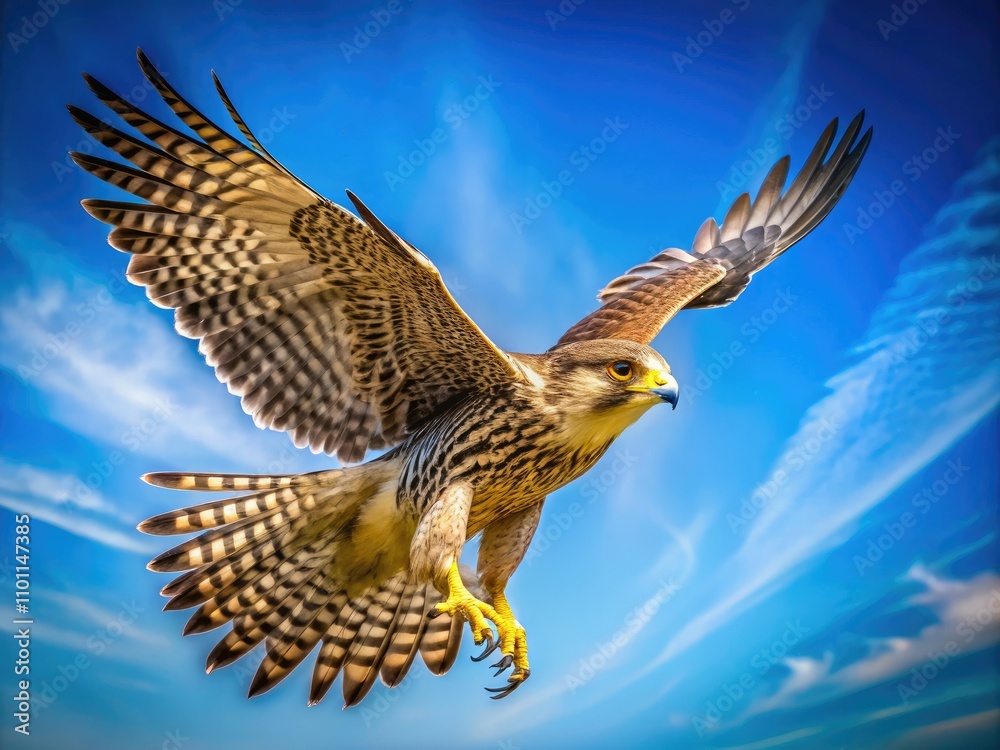 Majestic Falcon Soaring: High-Resolution Documentary Photography of ...